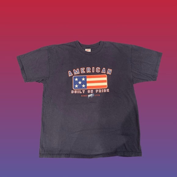 Anvil | Shirts | Anvil American Built On Pride Vintage Tee | Poshmark